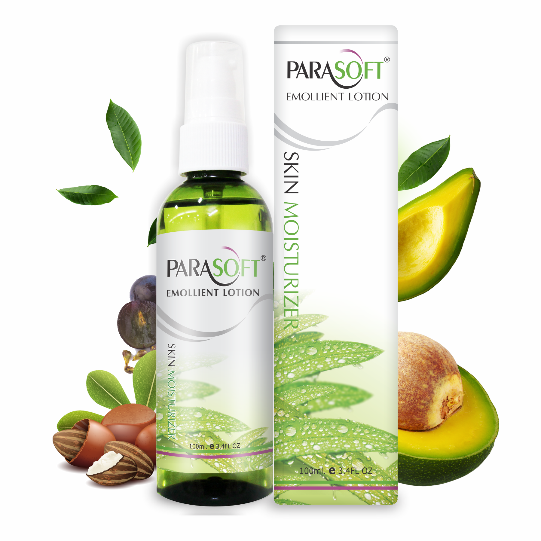 Parasoft Body & Face Moisturizing Emollient Lotion with Goodness of ...