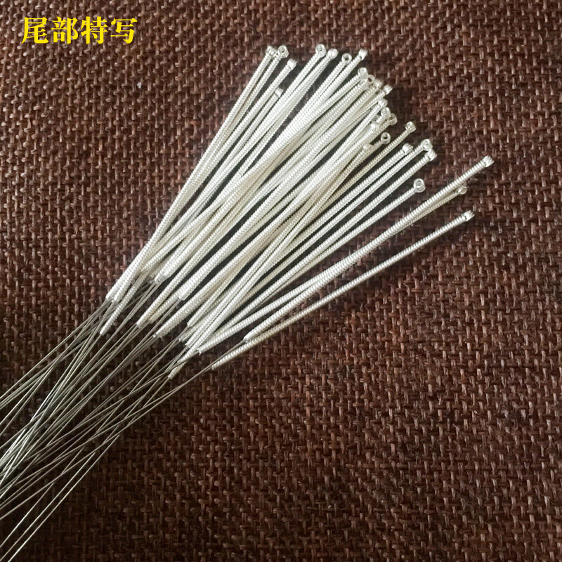 Ear picking tool set, silver needle goose feather stick, ear pick ...