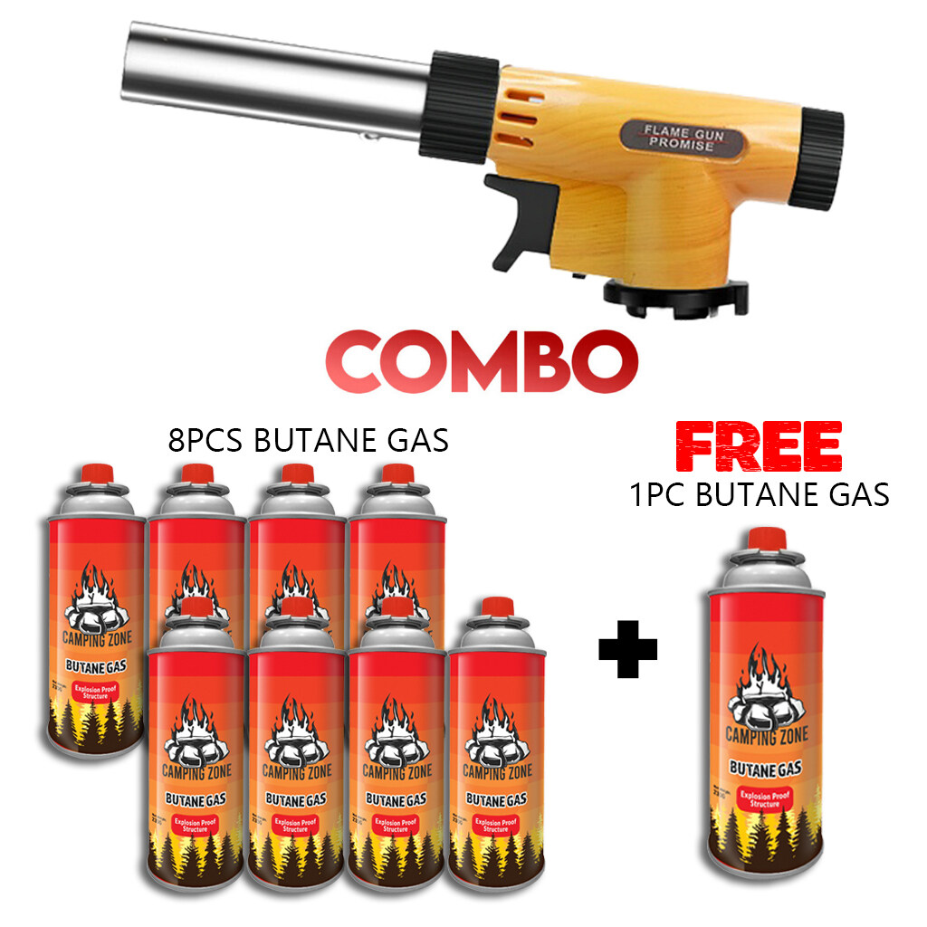 Newly Improved Torch Gun Heavy Duty Gas Butane Burner Outdoor Fire ...