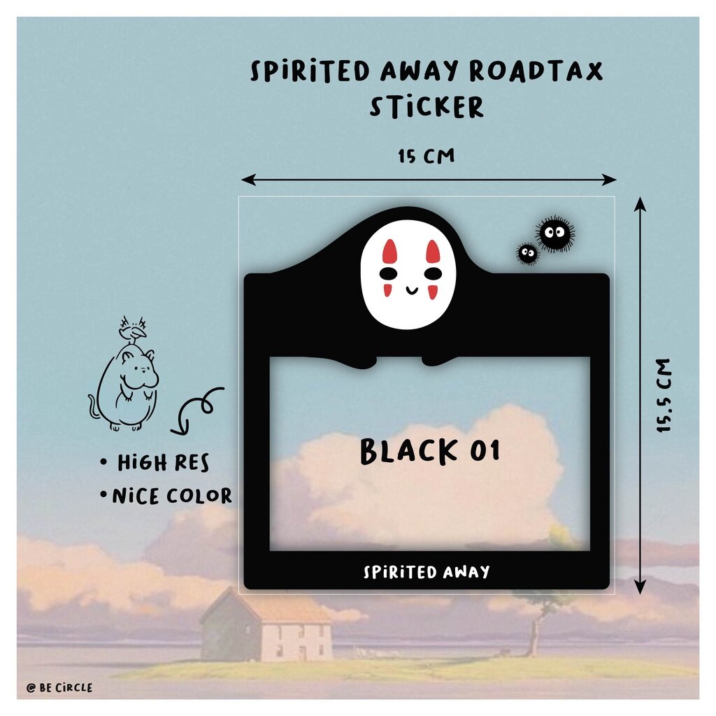 Japan Cartoon Anime Cute Roadtax Sticker Cartoon Kartun Jepun Anime ...