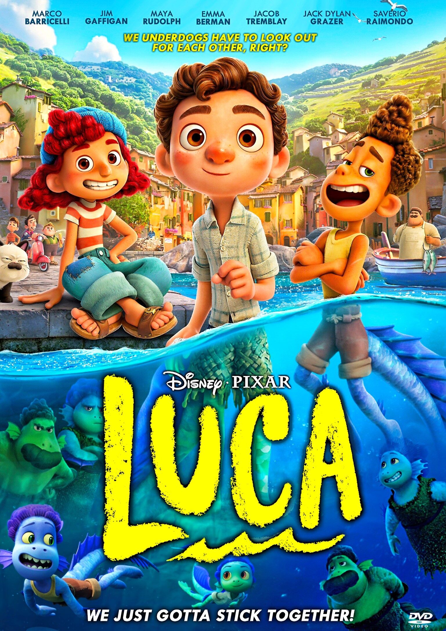 Luca （DVD）2021 Animation | Lazada