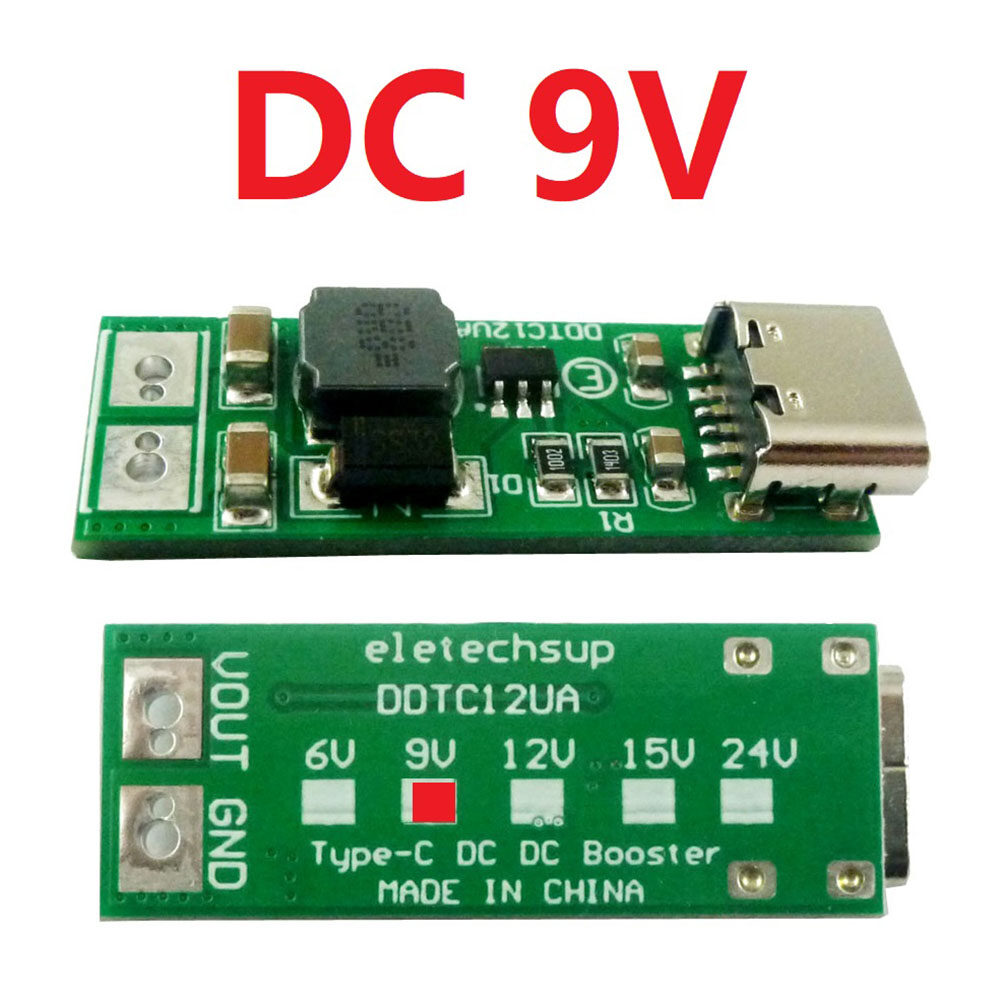 diymore 9W Mini Type-C USB DC 5V to 6V 9V 12V 15V 24V DC DC Boost Boost ...