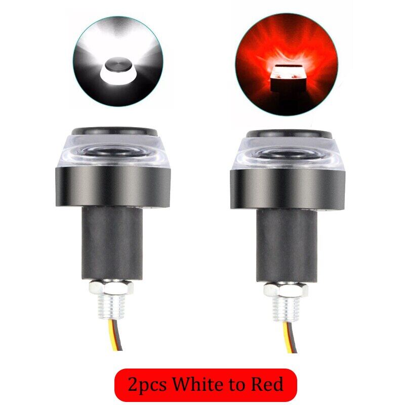 12V Cnc Directional Indicators Motorcycle Led 22Mm Steering Wheel End ...