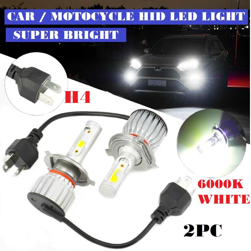 2PC Car Led Headlight Headlamp Fog Light Sport Light Sportlight COB Led ...
