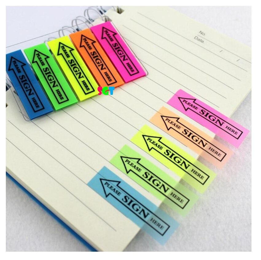 KST Colour Sticky Note / Page Markers (100's/ Pad) | Lazada