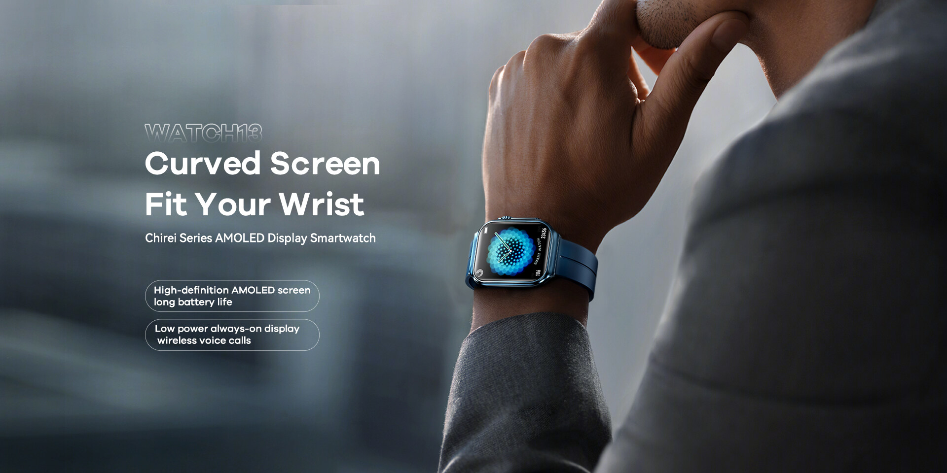 REMAX WATCH 13 CHIREI AMOLED DISPLAY SMARTWATCH | Lazada