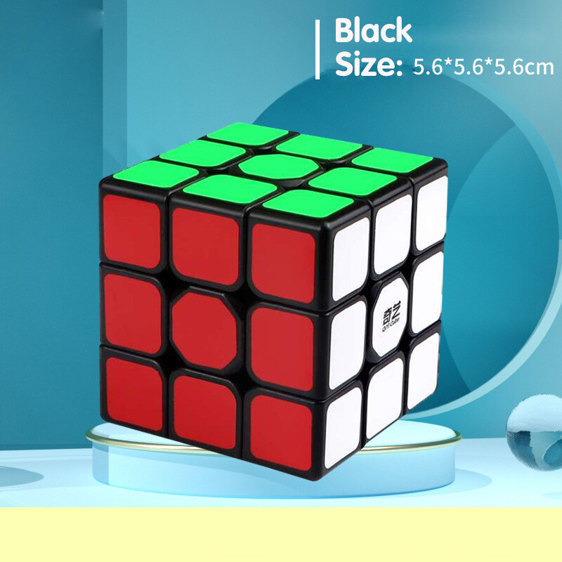 Qiyi Magnetic Black Magic Cube 3x3 Mofangge 3x3x3 Speed Cube ...