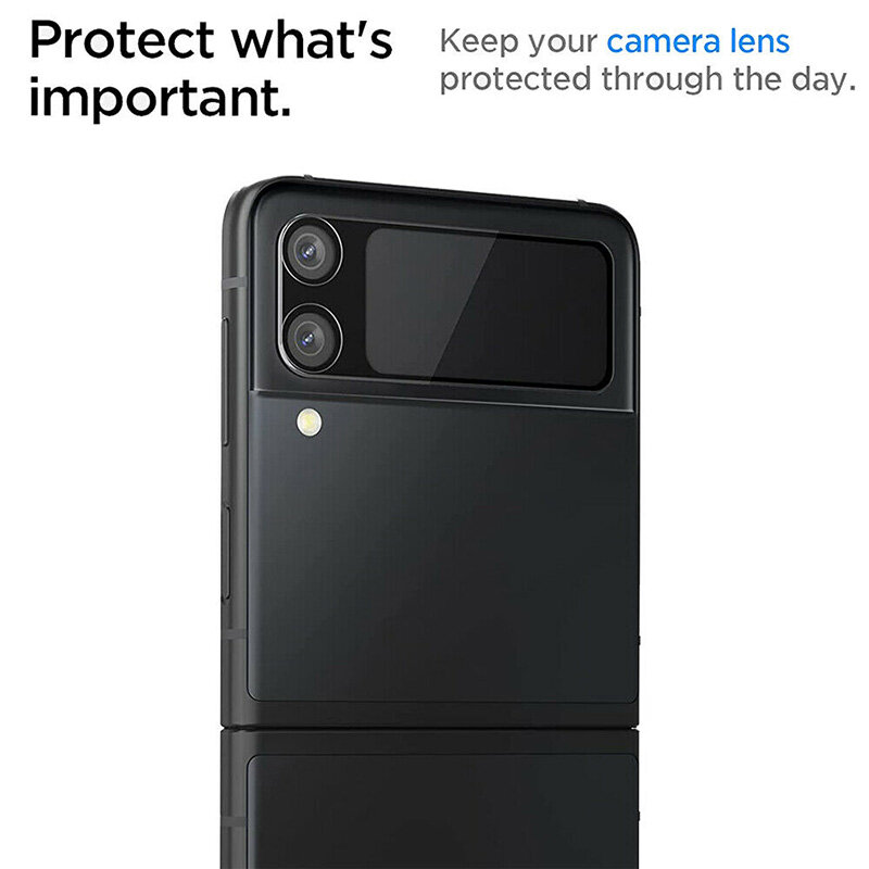 2 Pcs สำหรับ Samsung Galaxy Z Flip 3 5G 2021 3D กล้องเลนส์ป้องกันฟิล์ม ...