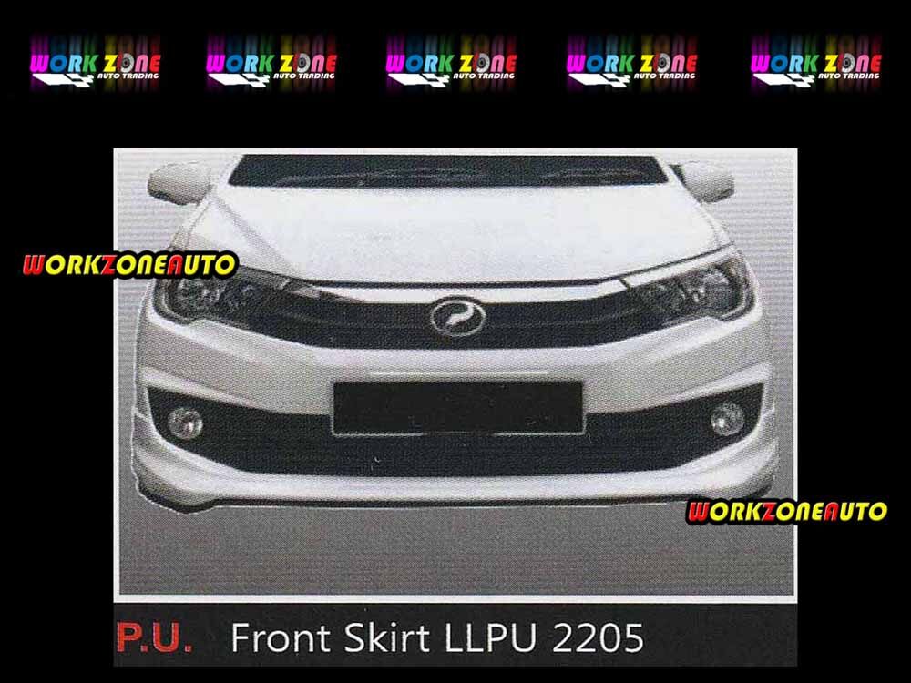 LLPU2205 Perodua Bezza 2016 Front Skirt Body kit Bodykit | Installation ...