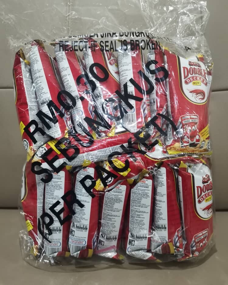 Double Decker Mini Prawn Cracker 15gx30pcs | Lazada