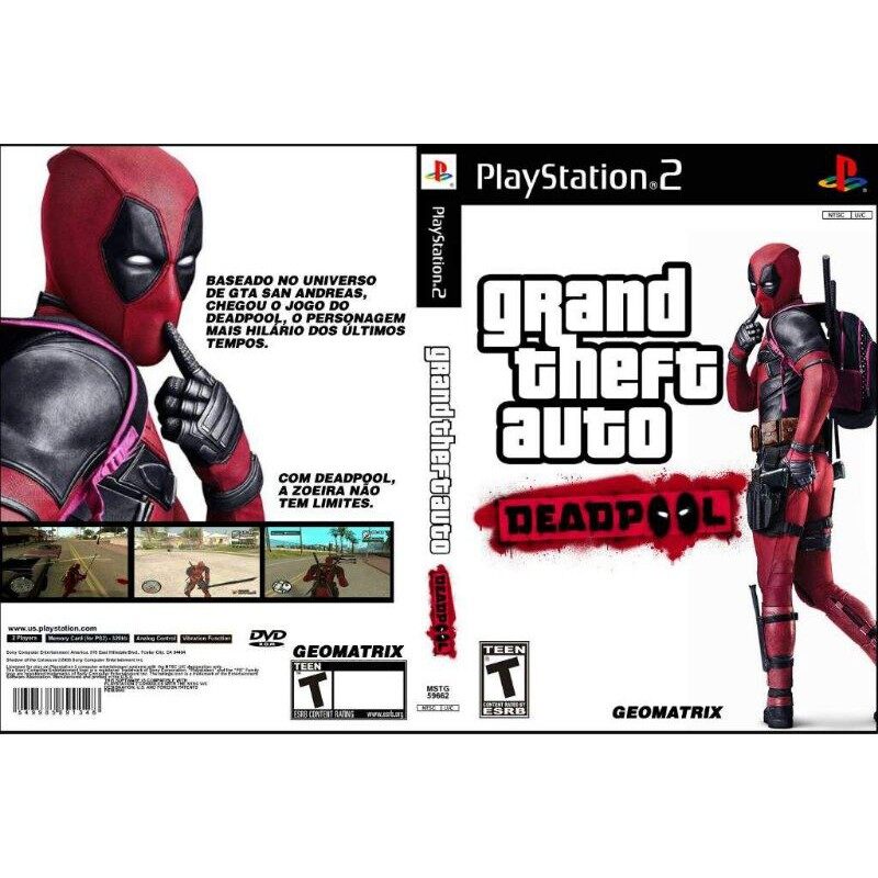 PS2 Grand Theft Auto DEADPOOL (MOD Grand Theft Auto San Andreas ...