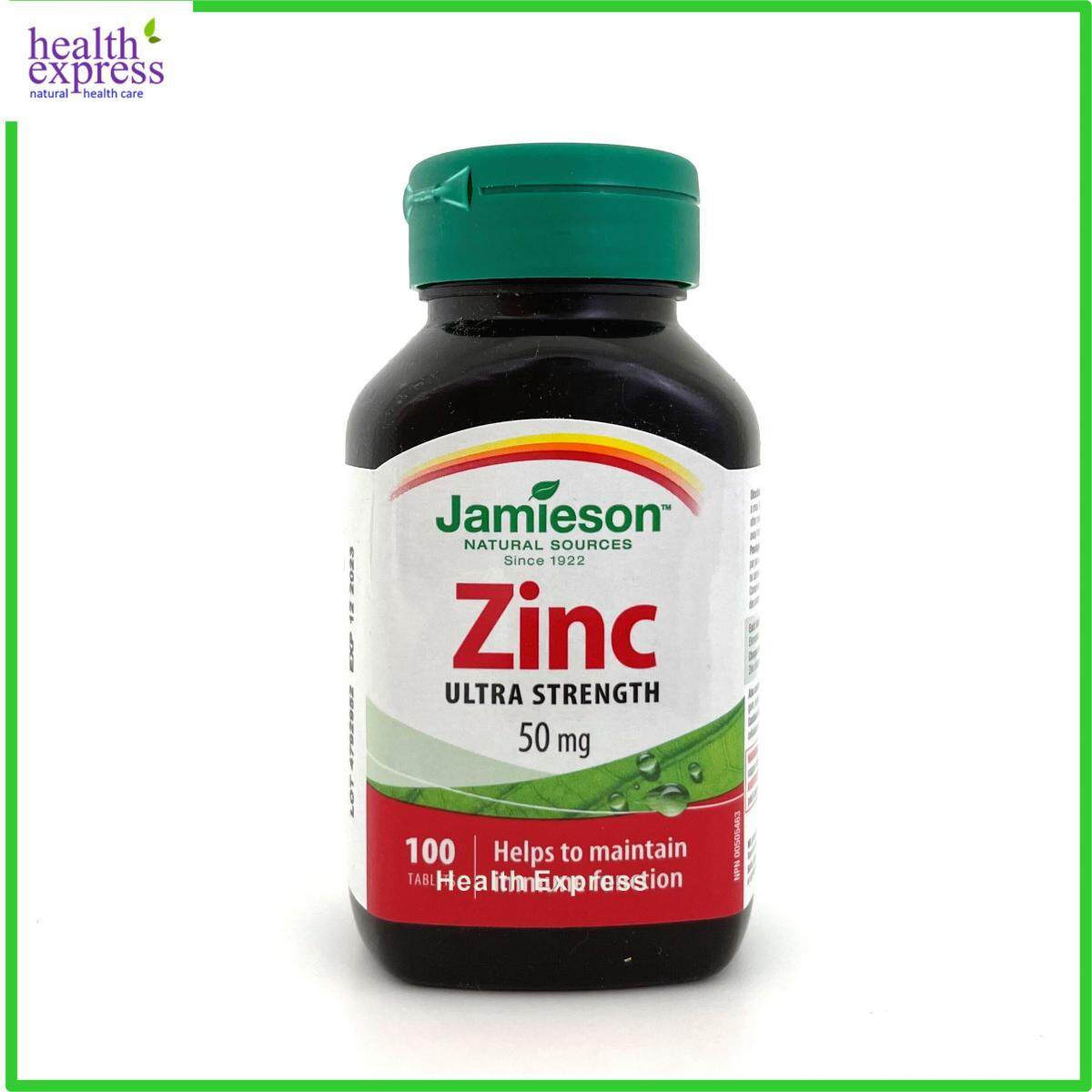 Jamieson - Ultra Strength Zinc (50 mg) 100 tablets | Lazada PH