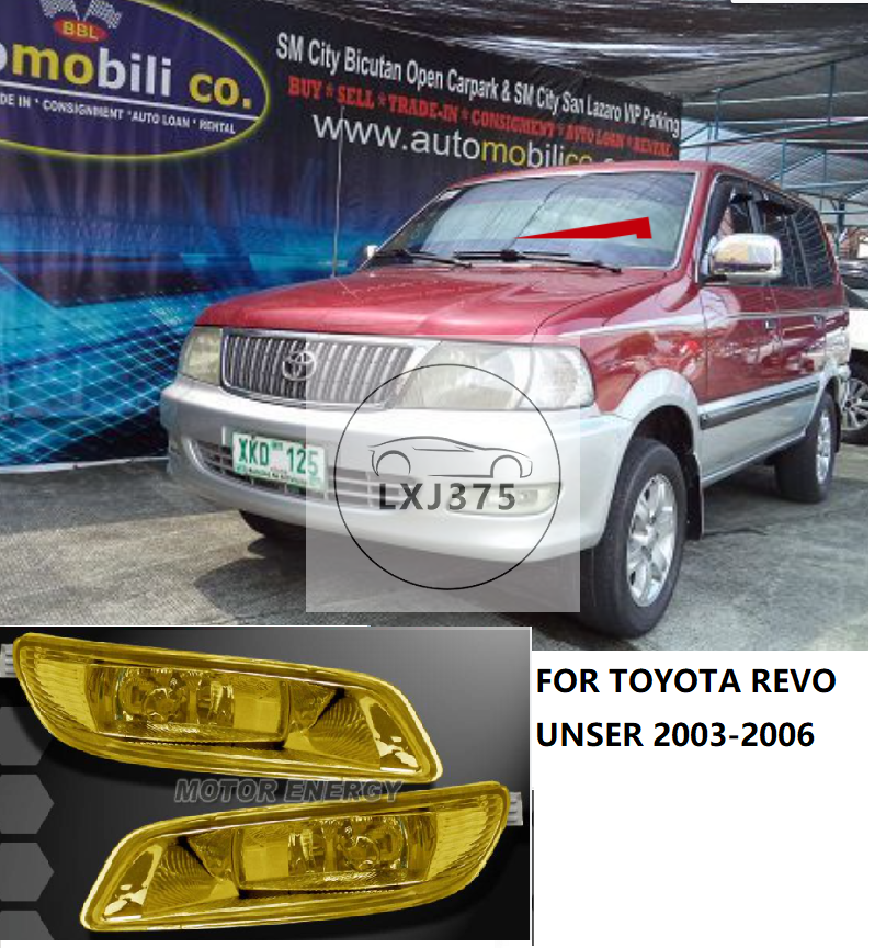 1PAIR YELLOW FOR Toyota REVO UNSER 2003 2004 2005 Toyota OEM Fog Lamp ...
