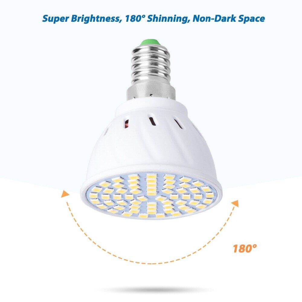 GU10 LED GU5.3 Spotlight หลอดไฟ MR16โคมไฟ E27 220V Lampadas Led E14 Bombillas Gu 10จุด48 60 ...