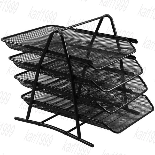 Metal 4 tier Letter tray, Metal 4 tier document tray | Lazada