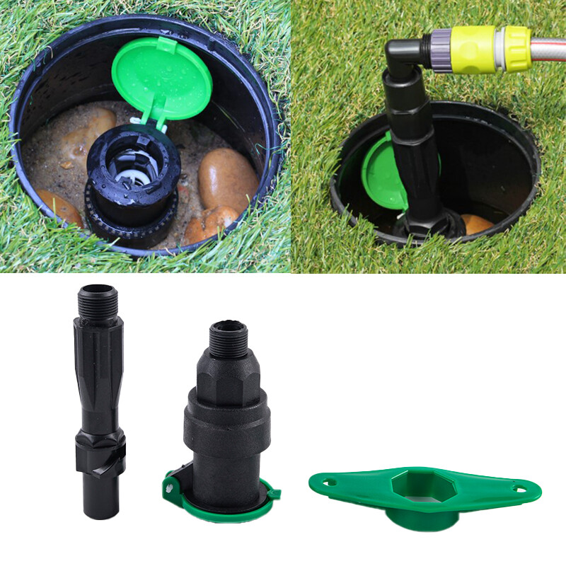 Home Living 3/4" Quick Water Intake Valve Garden Lawn Irrigation Water ...