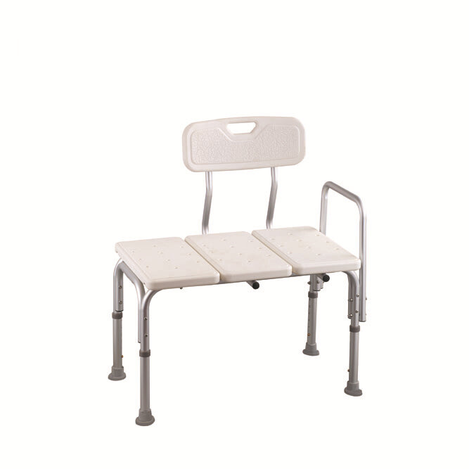 Carex Tub Transfer Bench - Shower Chair Transfer Bench with Height ...