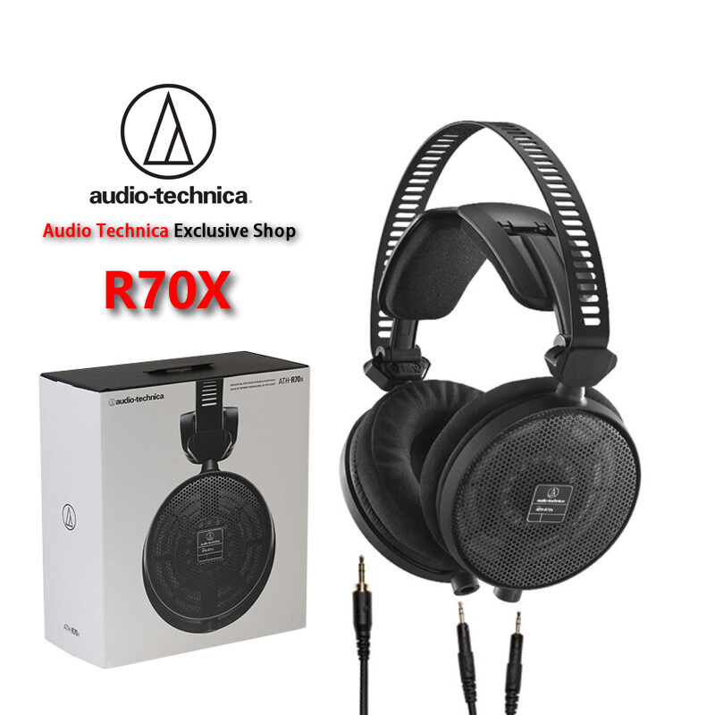 Audio Technica ATH-R70X 45mm Driver Open Alloy Magnetic Circuit Monitor ...