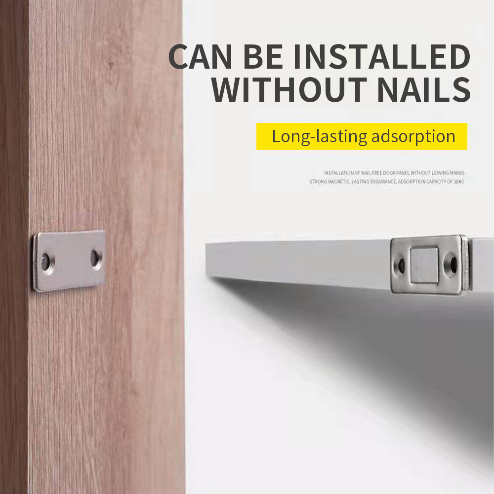 Punch-free Ultra-thin Invisible Door Stopper Sliding Door Wardrobe Door ...