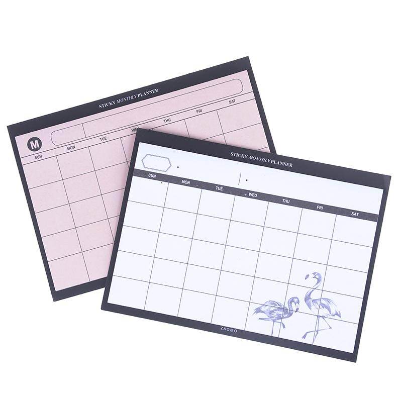 Creative simple desktop schedule planner monthly plan mini notebooks ...