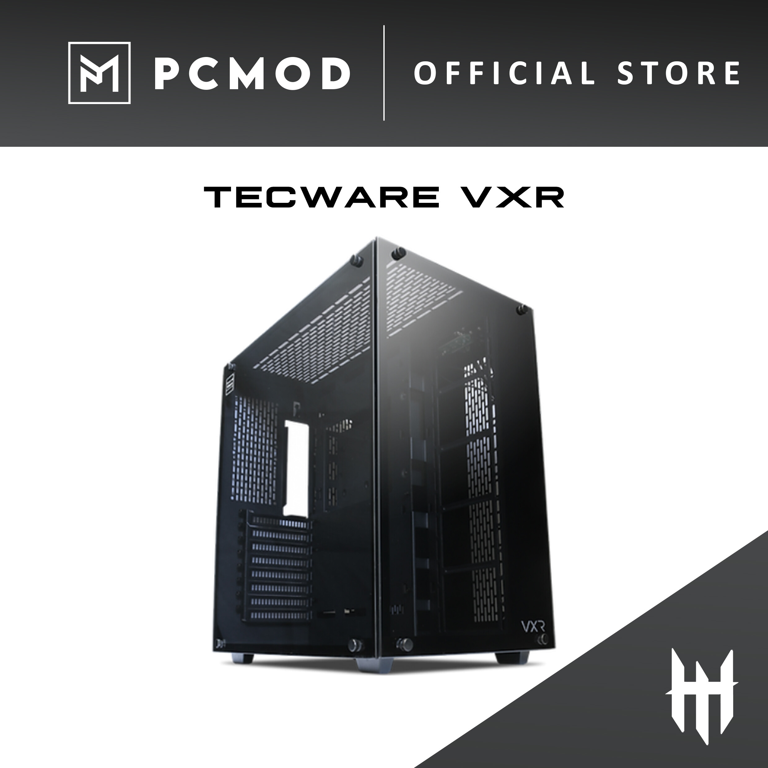 Tecware VXR TG Black ATX Gaming Case | PCMOD | Lazada