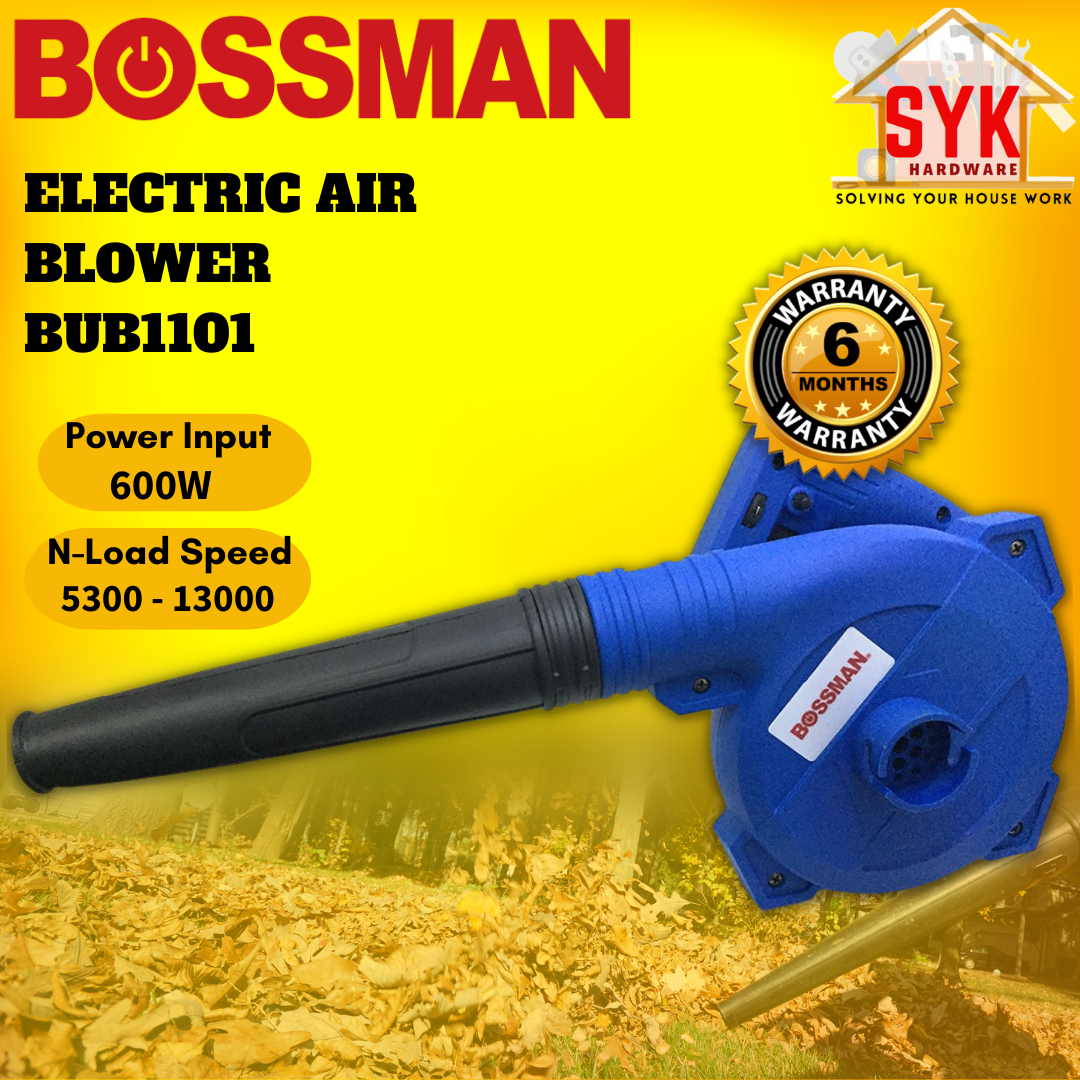 SYK Bossman BUB1101 Electric Air Blower Leaf Blower Dust Blower Mesin ...