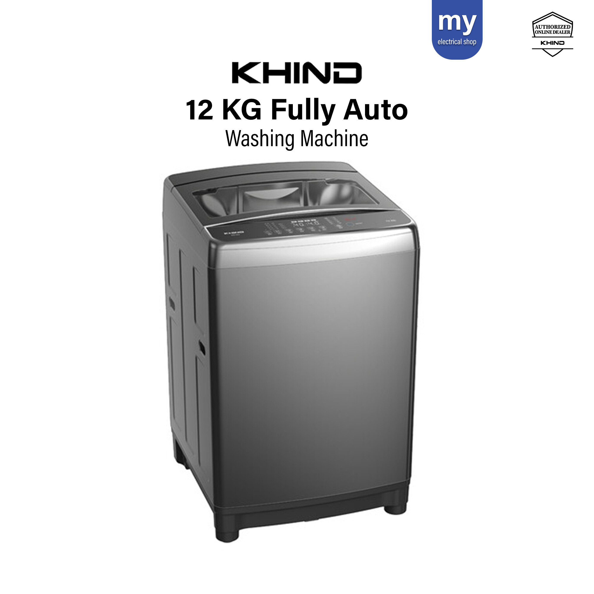 Khind WM120A 12KG Fully Auto Washing Machine Top Load Mesin Basuh | Lazada