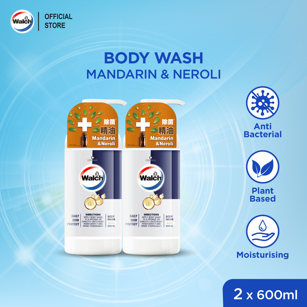 [TWIN PACK] WALCH Body Wash Mandarin & Neroli 600ml | Lazada