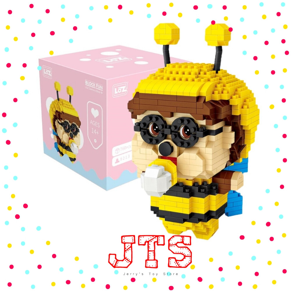 JTS LOZ MonChiChi Bee 9213 iBlock Fun Diamond Building Blocks | Lazada
