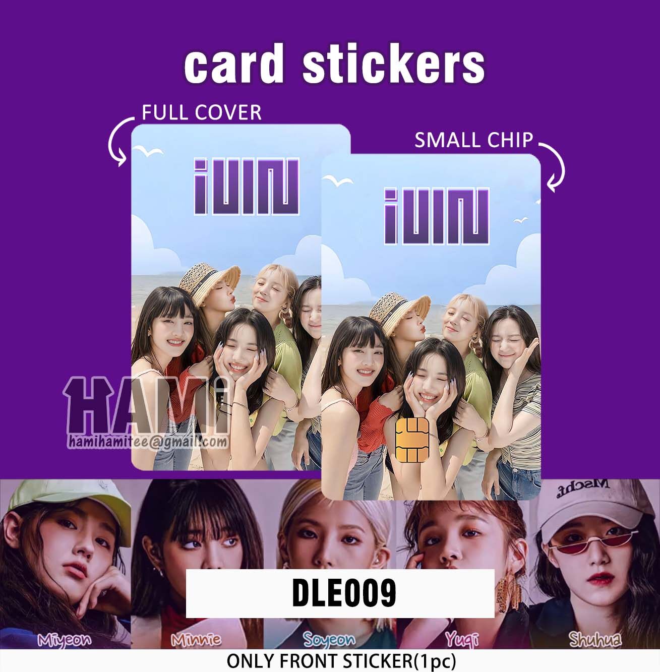 (G)I-DLE CARD STICKER - GIDLE TNG STICKER - GIDLE PHOTOCARD STICKER - MIYEON MINNIE SOYEON YUQI ...