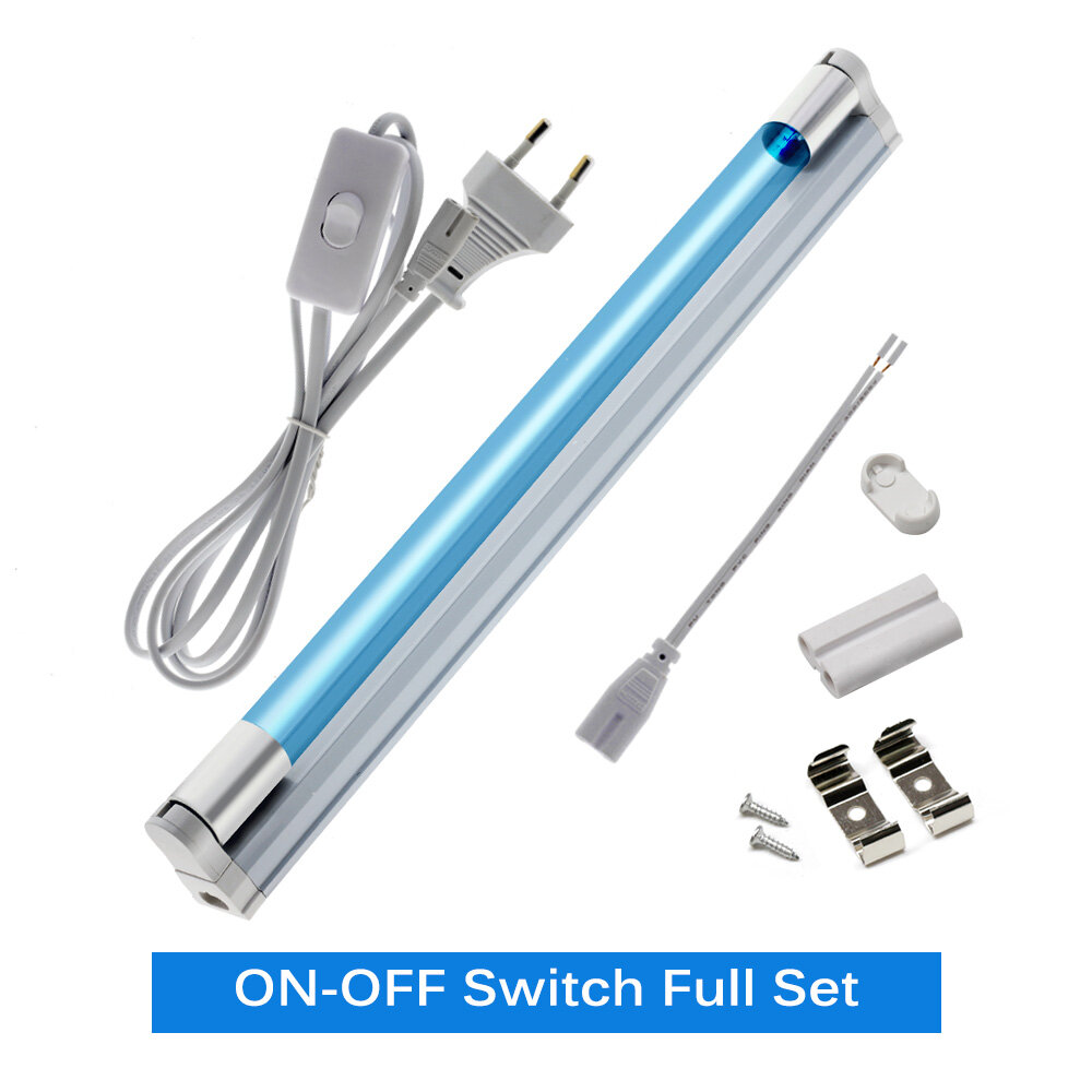T5 / T8 ozone anti-virus UVC bulb quartz tube 8W 15W ultraviolet ...