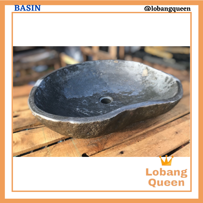 Natural Stone Black Basin | Lazada