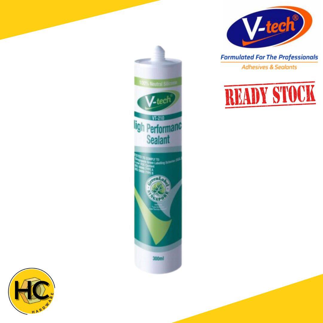 Vtech VT210 High Performance Silicone Sealant Weatherproof Sealant ...