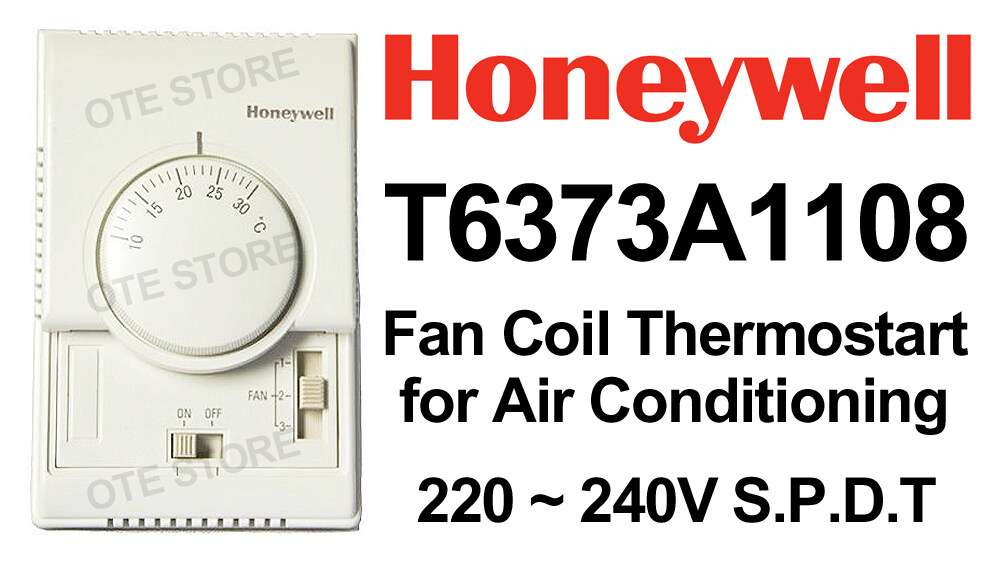 Honeywell T6373A1108 AC220-240V Fan Coil Thermostat for Air ...