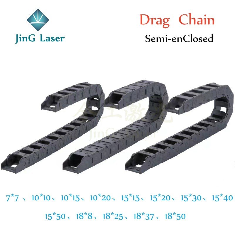 Plastic Opening Drag Transmission Cable Chain Wire Carrier End ...