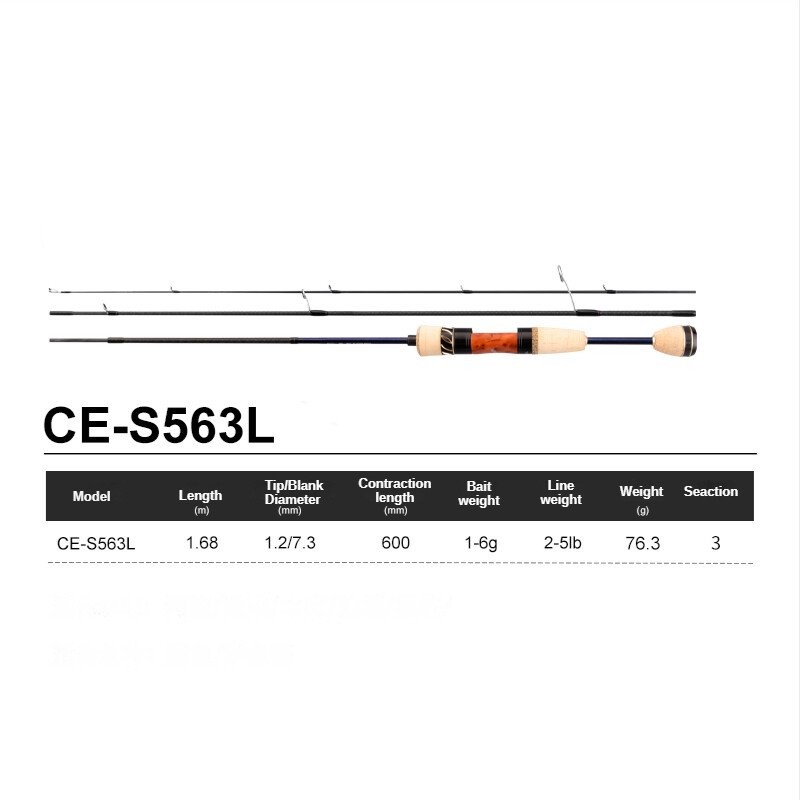 PURELURE CREEK DANCE Trout Rod BFS Fishing UL L Casting Spinning FUJI ...
