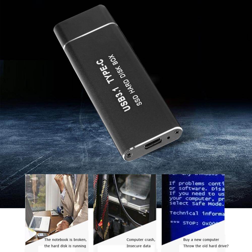 NVME Hard Drive Enclosure USB3.1 Type-C External SDD Enclosure 10Gbps ...