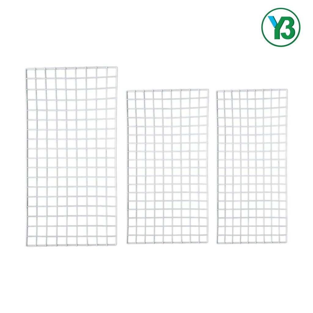Netting board chromed Holder white color / Jaring besi penyangkut warna ...