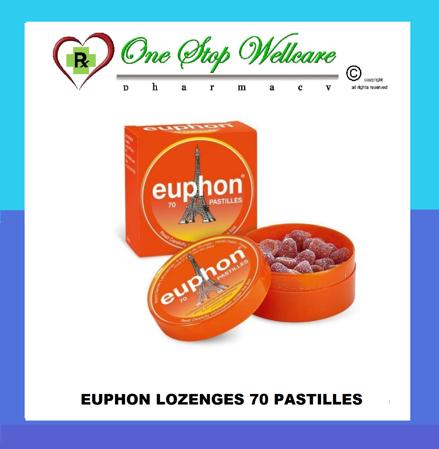 EUPHON LOZENGES 70 PASTILLES (EXP:07/2024) | Lazada