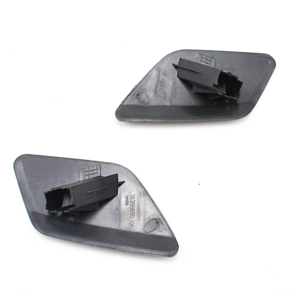 【CW】อุปกรณ์เสริมรถยนต์ด้านหน้าซ้ายขวาฝาครอบที่ทำความสะอาดไฟหน้าหมวก ...