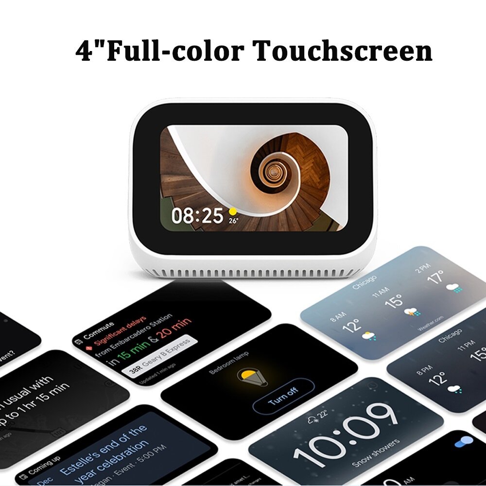 Global Version Xiaomi Mi Smart Clock AI Touch Screen Display Speaker ...
