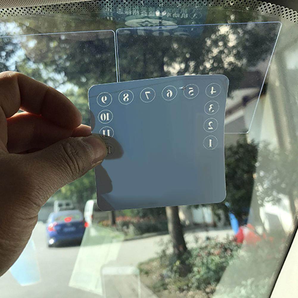 Qst 6 pcs/lot Car Electrostatic Paste Film Windshield Patch Inspection ...