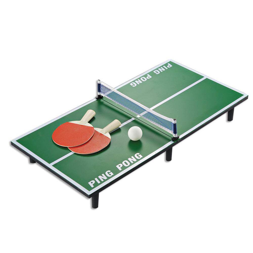 Mini Ping Pong Table Tennis Table Set Wooden Children's Educational ...