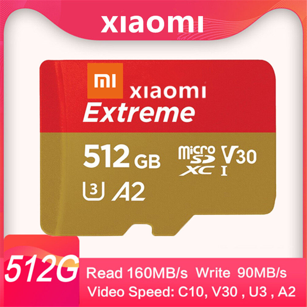 การ์ดหน่วยความจำ Micro SD 32G / 64G / 128G / 256G / 512G/1T Flash Card Memory Storage CardERIP ...