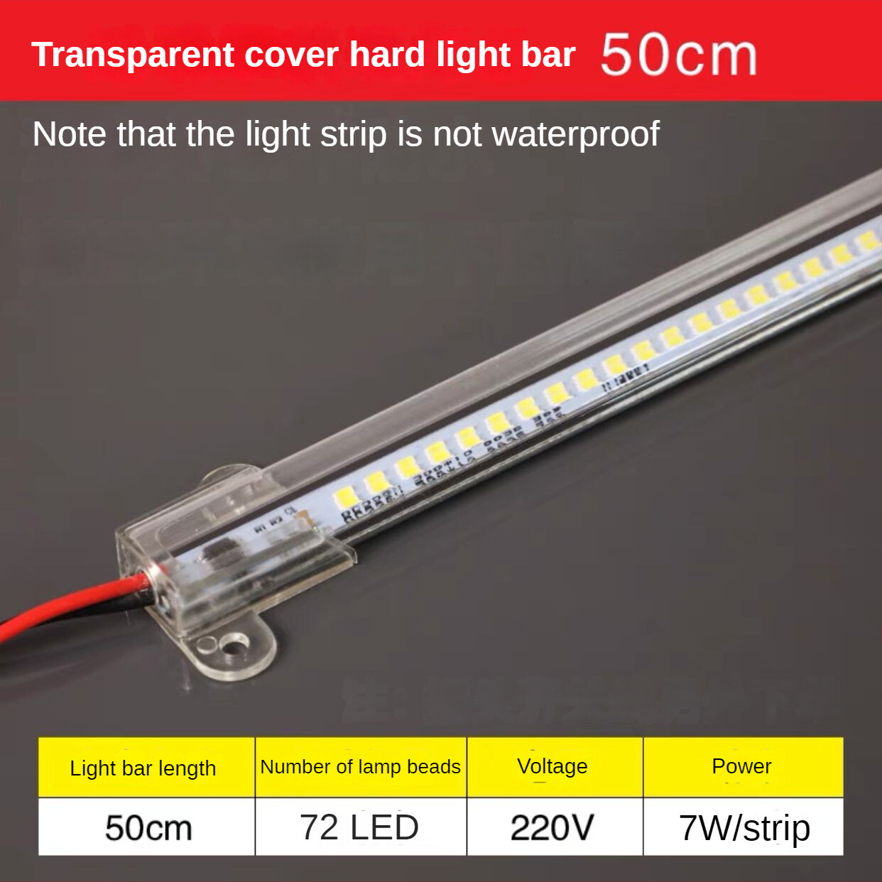 SeeU [Ready Stock] 220V hard light bar driver-free LED cabinet wine ...