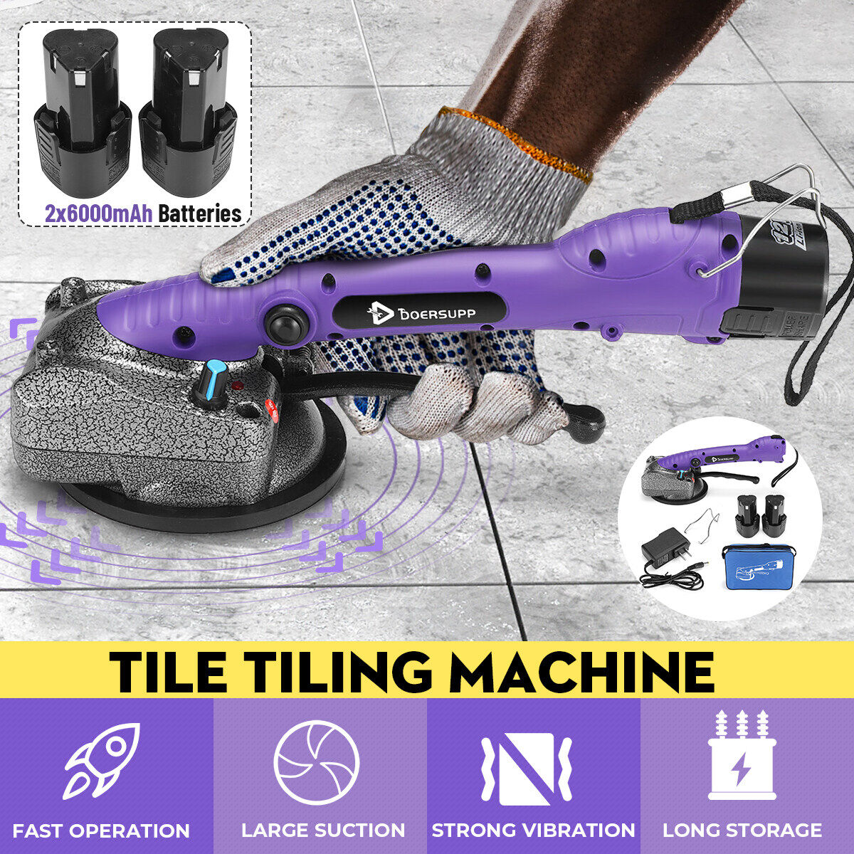 Aluminum Alloy Stainless Steel Wireless Automatic Tiles Tiling Machine ...