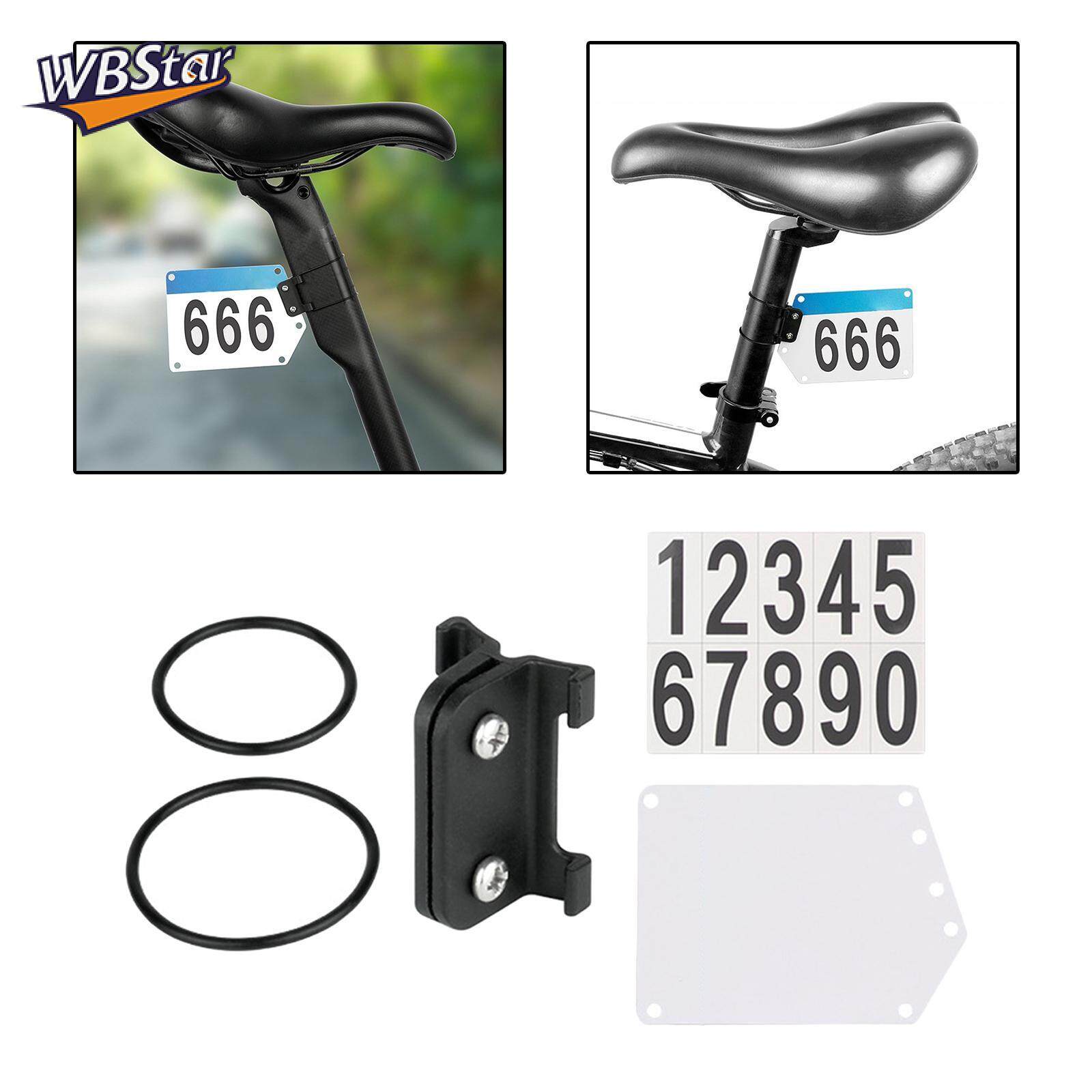 WBStar Road Bike Number Plate Holder Cycling Race Cards Bracket Fixed ...