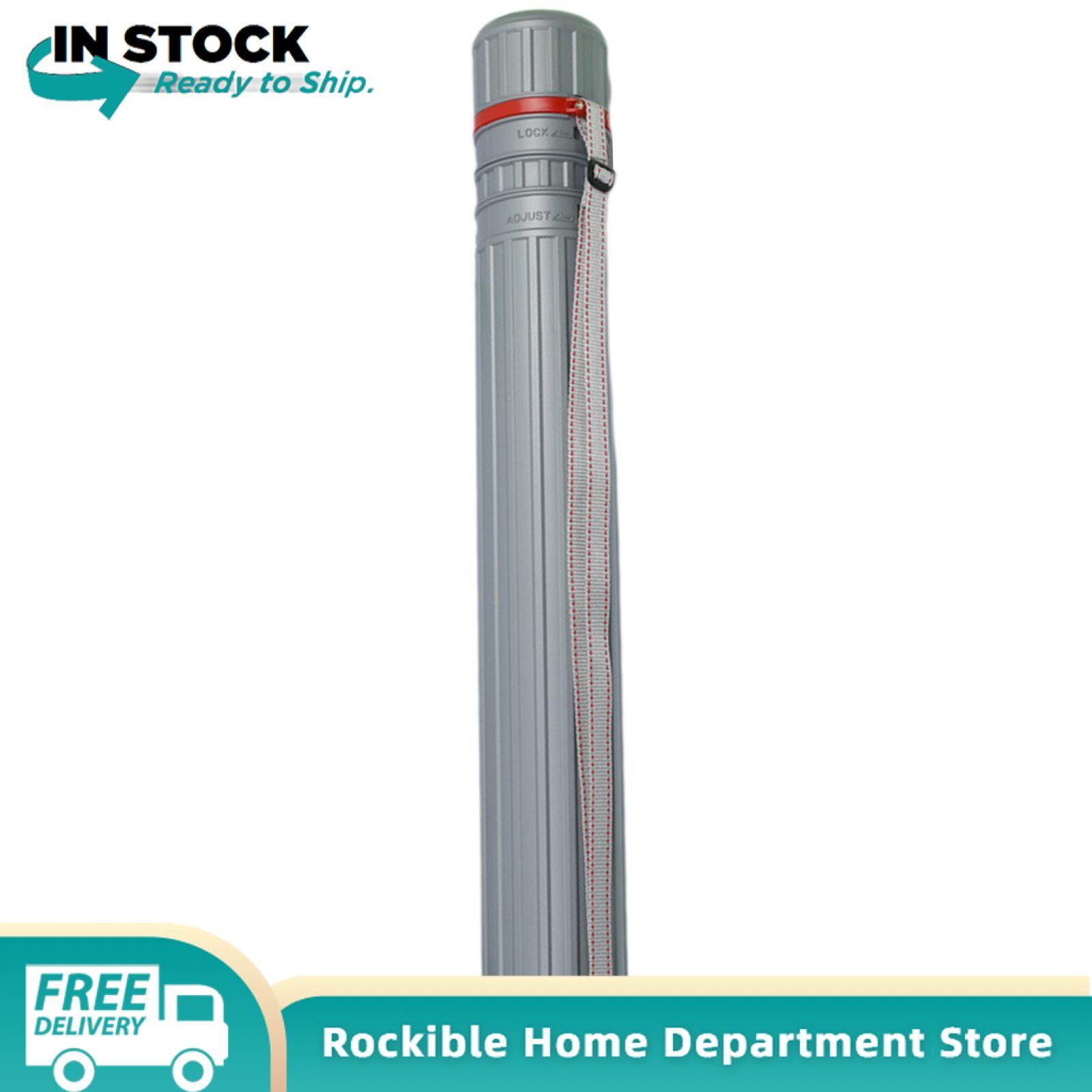 Rockible Plastic Expanding Poster Art Document Storage Artist Tube With ...