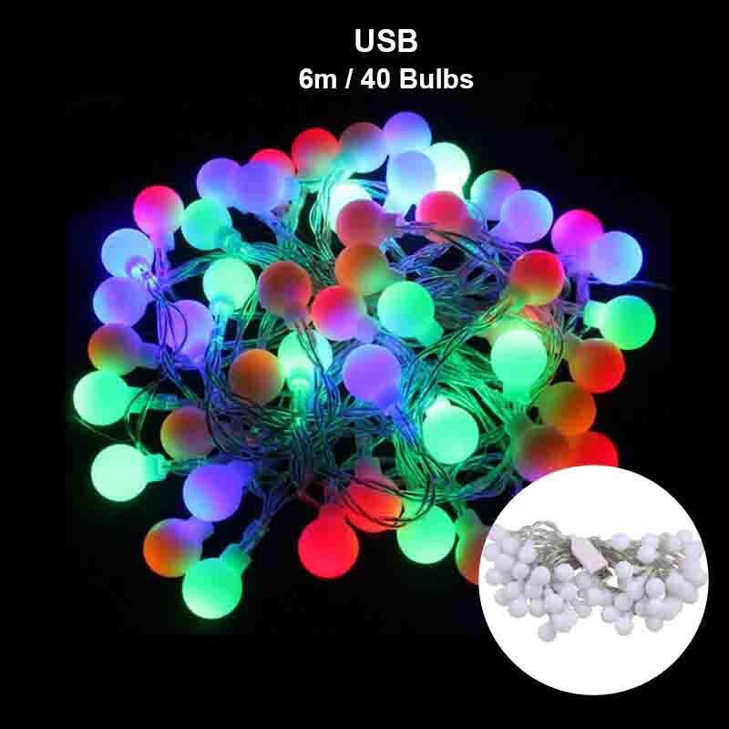 OUTDOOR LED CAMPING LIGHT LED Ball String Light Indoor Light Decoration ...