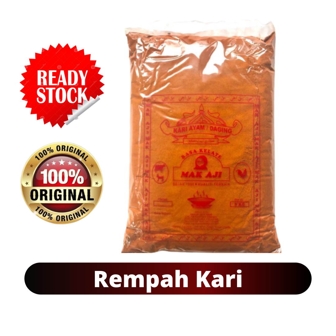 Rempah Kari Mak Aji (500g) | Lazada